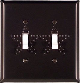 Bronze Star Design Switch Plate Covers - Outlet Covers